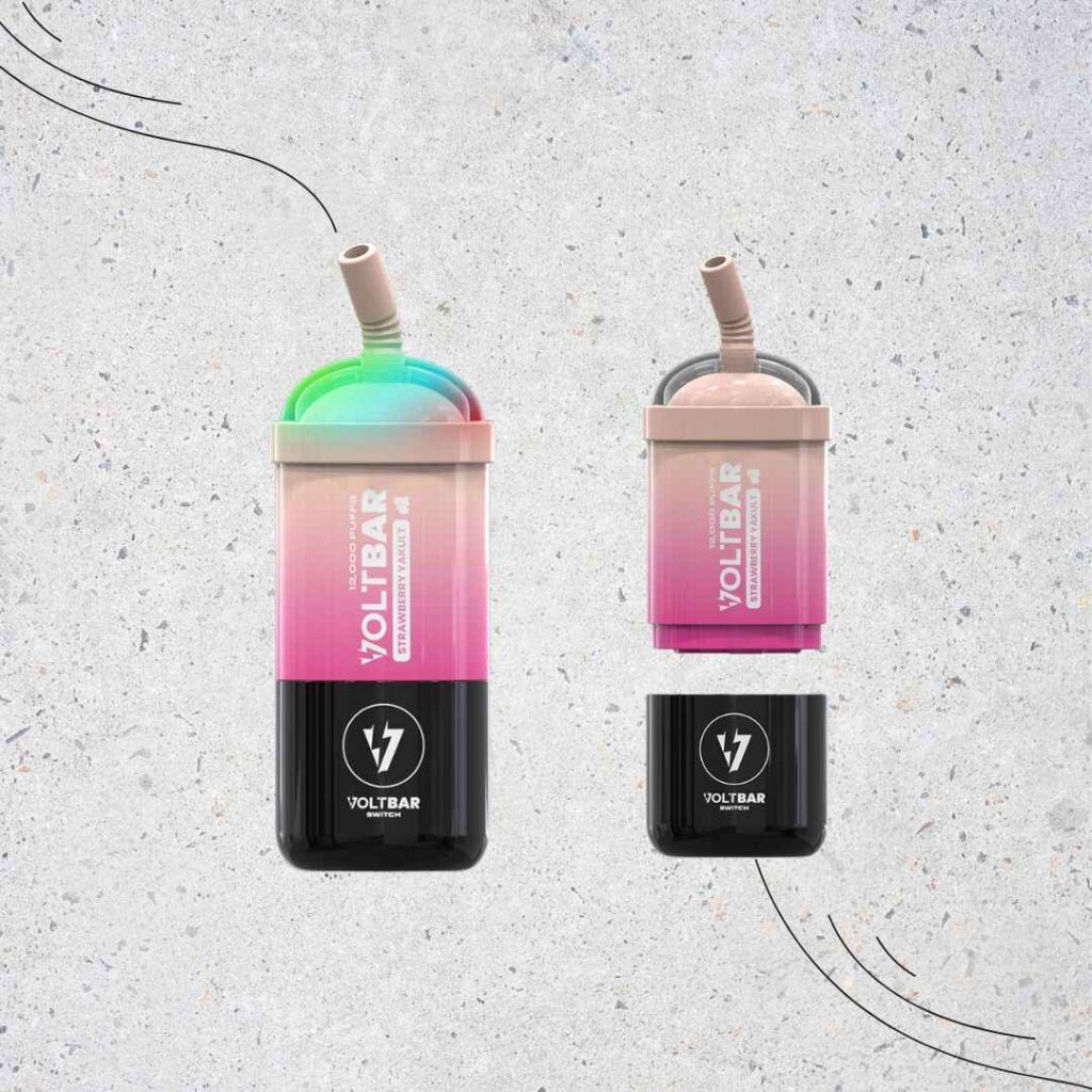 Voltbar Switch 12K Starter Kit Strawberry Yakult - VapeGoodies