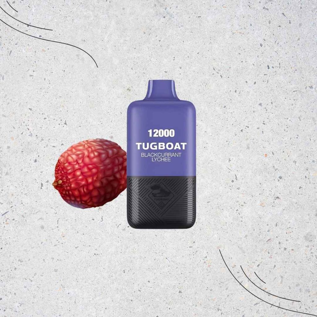 Tugboat 12000 Puffs Blackcurrant Lychee Disposable Vape - VapeGoodies